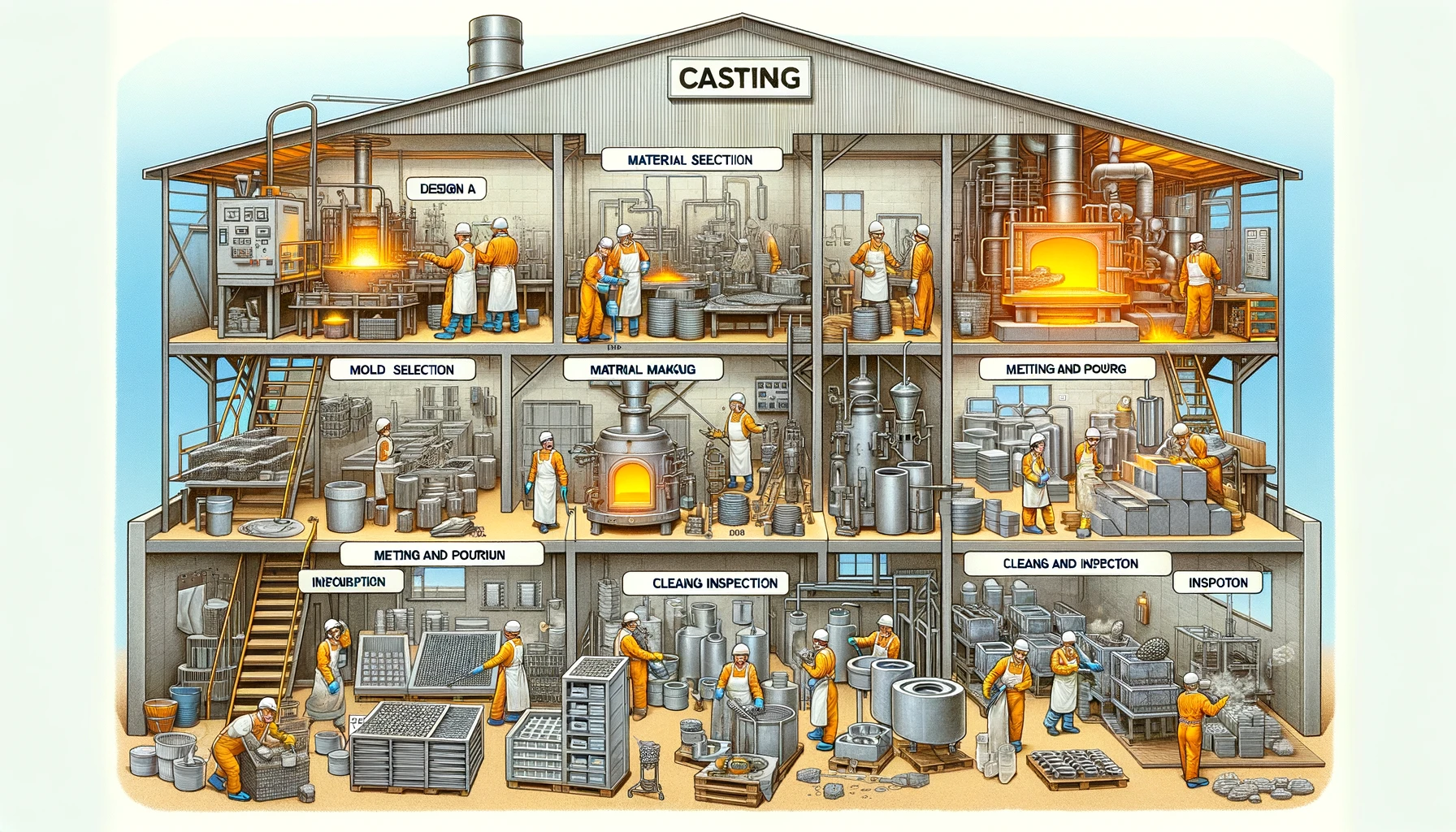Casting Process Explained: From Molten Metal to Final Product - ONE ...